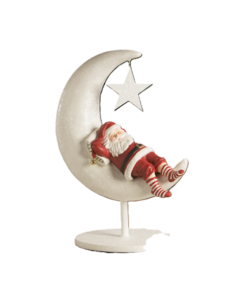 Good Night Santa on Moon by Bethany Lowe | Fairy Tales Inc. | The ...